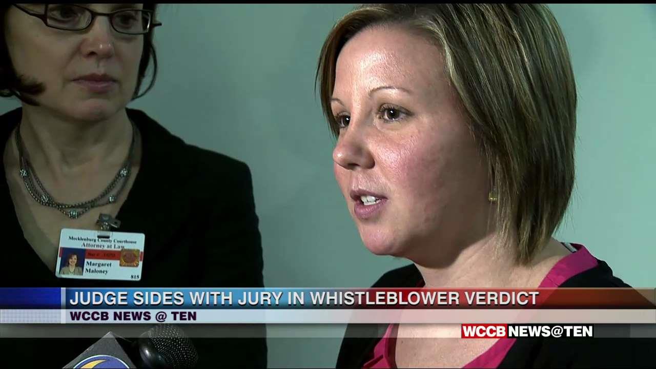 Judge Sides with Jury in Whistleblower Verdict - WCCB Charlotte's CW