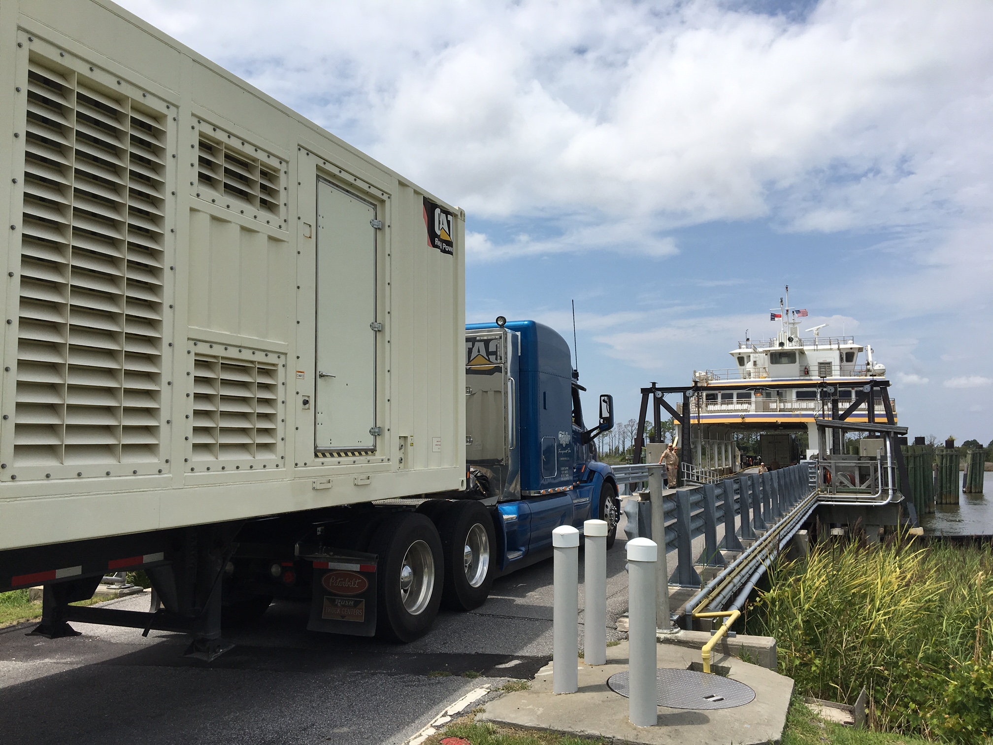 Help Is On The Way: NC Ferry Division Delivers Generators To Ocracoke ...