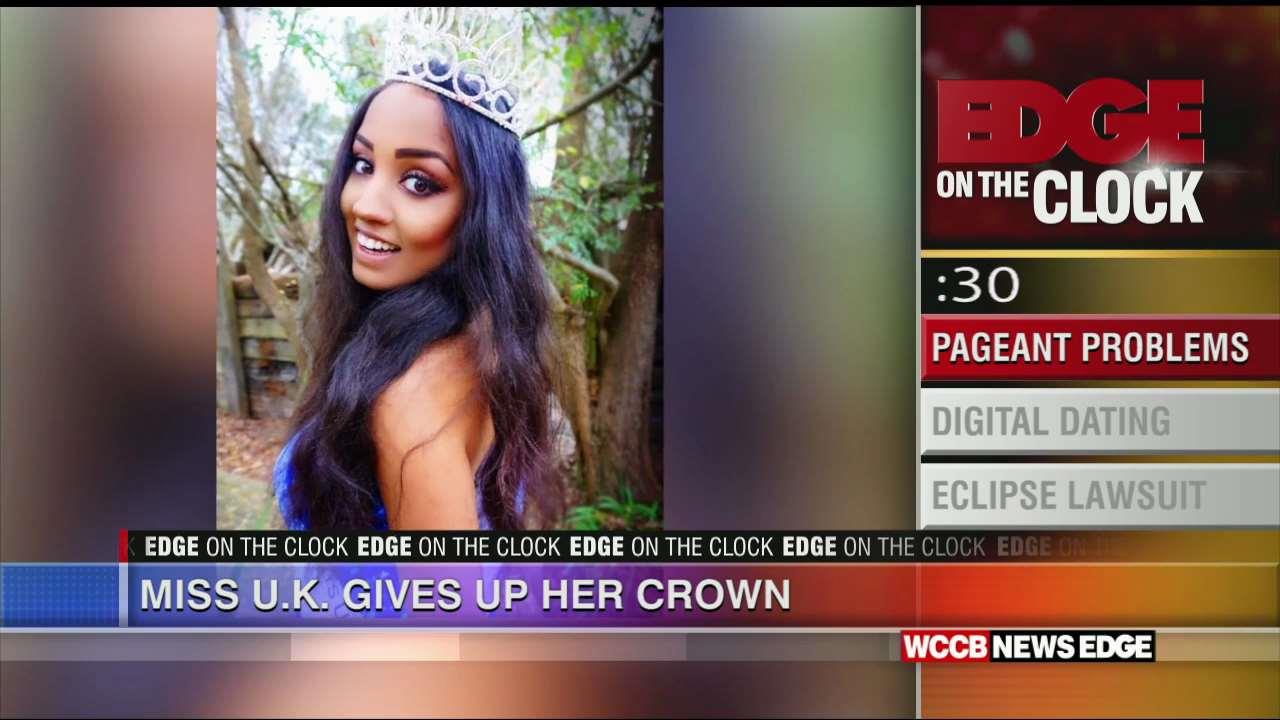 EDGE On The Clock: Miss UK Gives Up Her Crown - WCCB Charlotte's CW