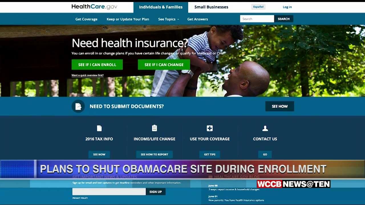 Obamacare Site To Be Offline On First Day Of Open Enrollment - WCCB ...
