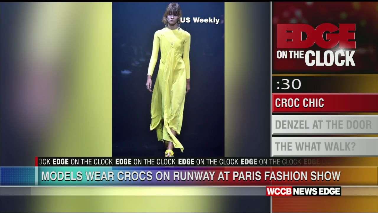 Edge On The Clock: Crocs On The Runway - WCCB Charlotte