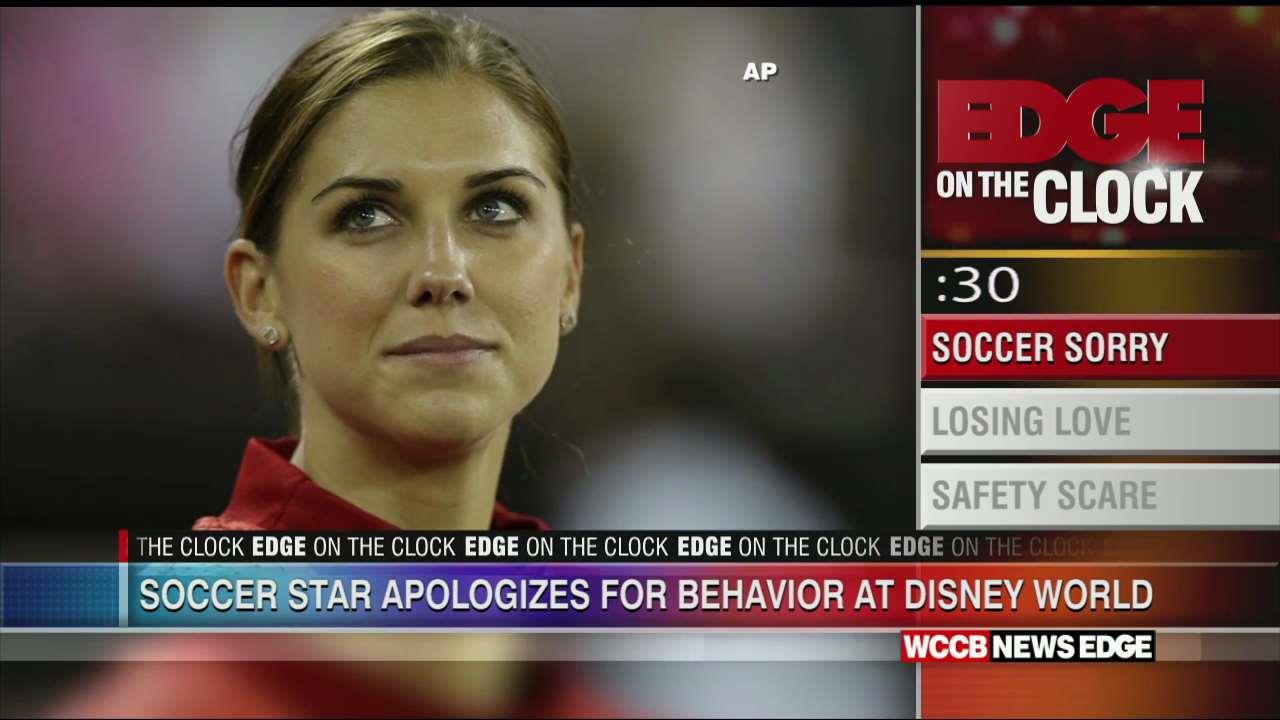 Soccer Star Alex Morgan Apologizes For Behavior At Disney World - WCCB ...