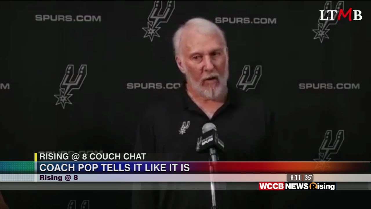 Couch Chat: Coach Pop Tells It Like It Is - WCCB Charlotte's CW