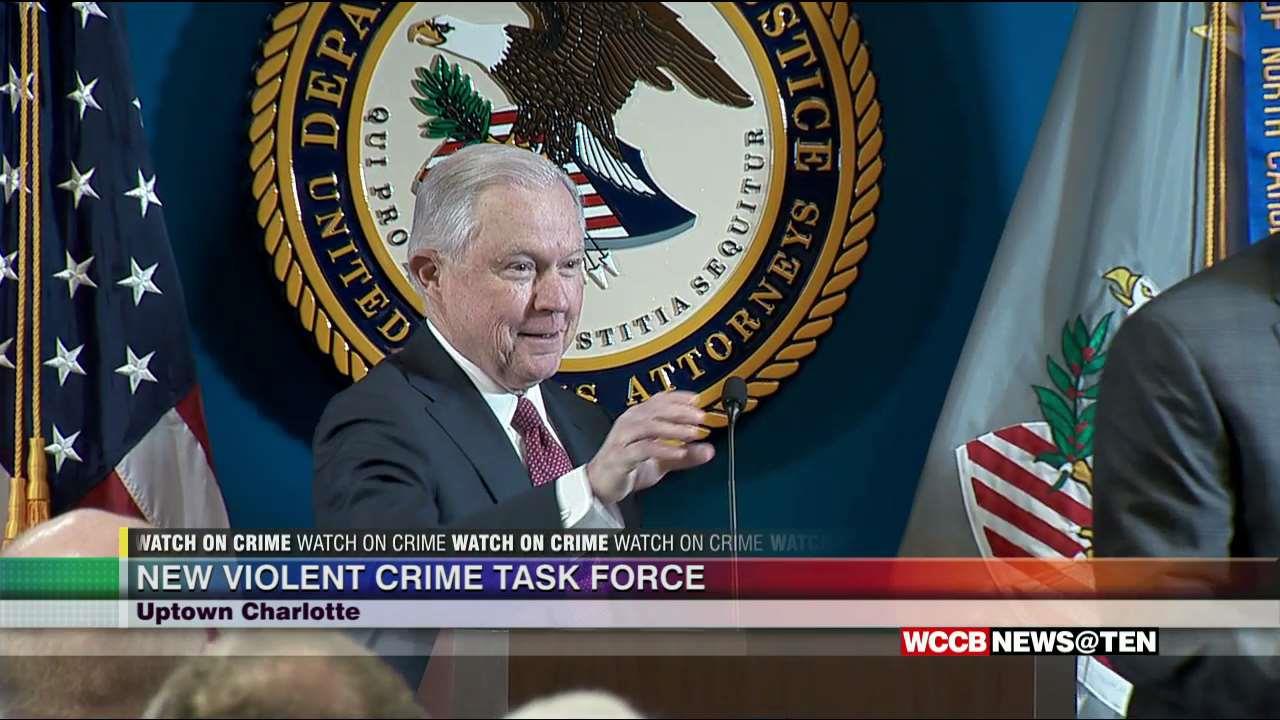 US Attorney General Jeff Sessions Announces Violent Crime Task Force In ...