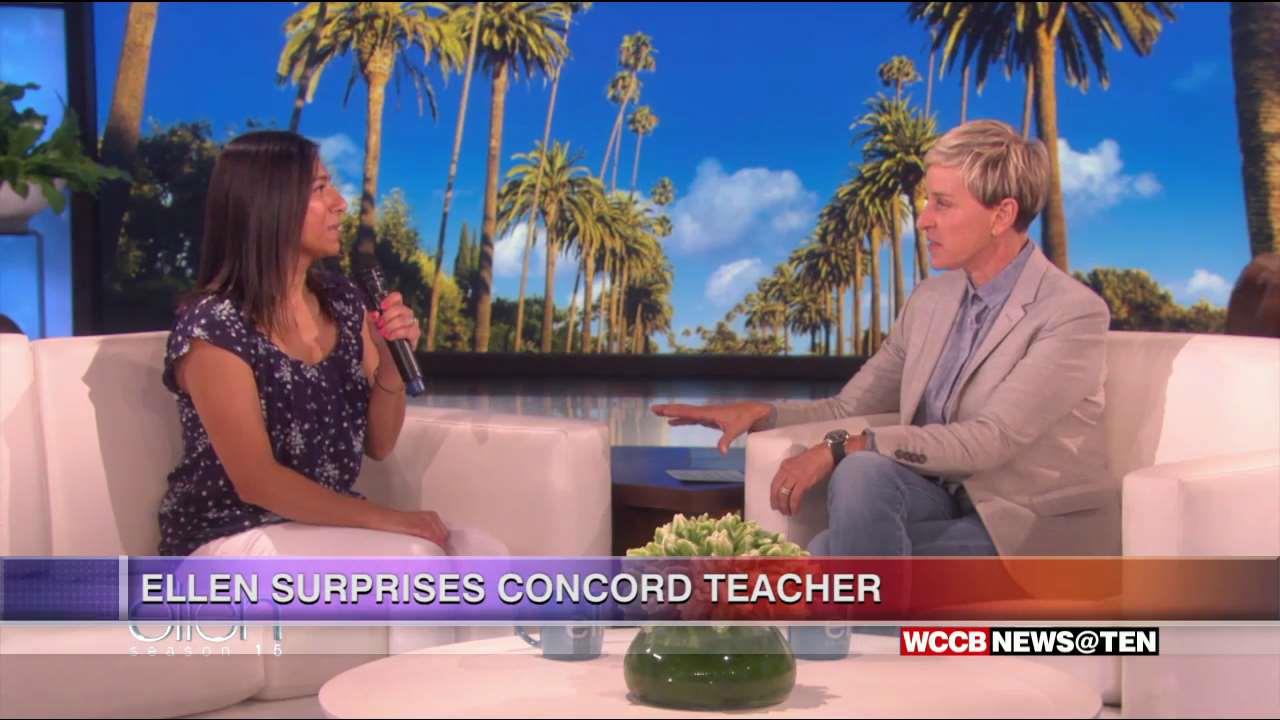 Concord Teacher Gets Huge Surprise On 'Ellen' - WCCB Charlotte's CW