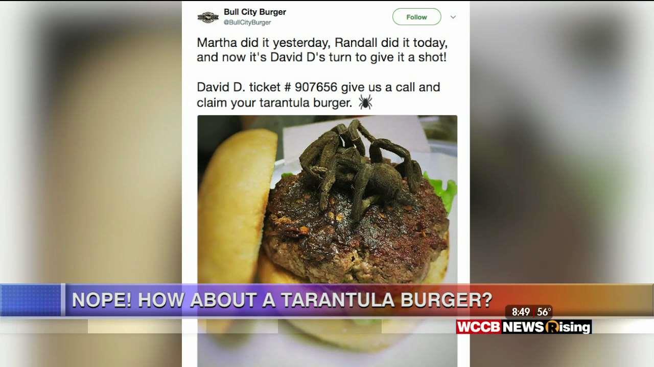 NC Restaurant Serving up Tarantula Burger - WCCB Charlotte
