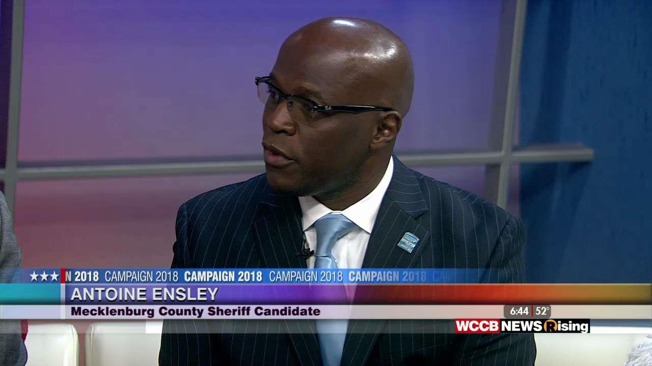 Race For Mecklenburg County Sheriff: Antoine Ensley - WCCB Charlotte's CW