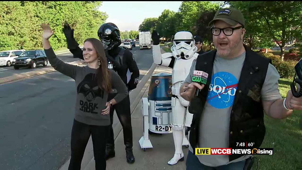 Wilson's World: Having Some Fun and Stopping Traffic on "Star Wars" Day ...