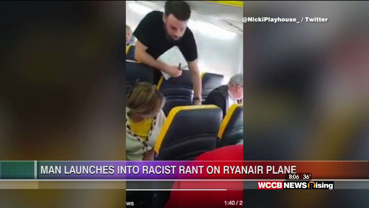 Man Launches Into Racist Rant On Ryanair Plane - WCCB Charlotte