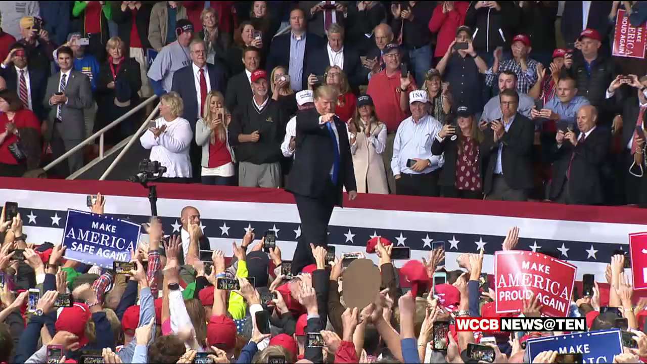 President Trump Fires Up Supporters For Local GOP Candidates - WCCB ...