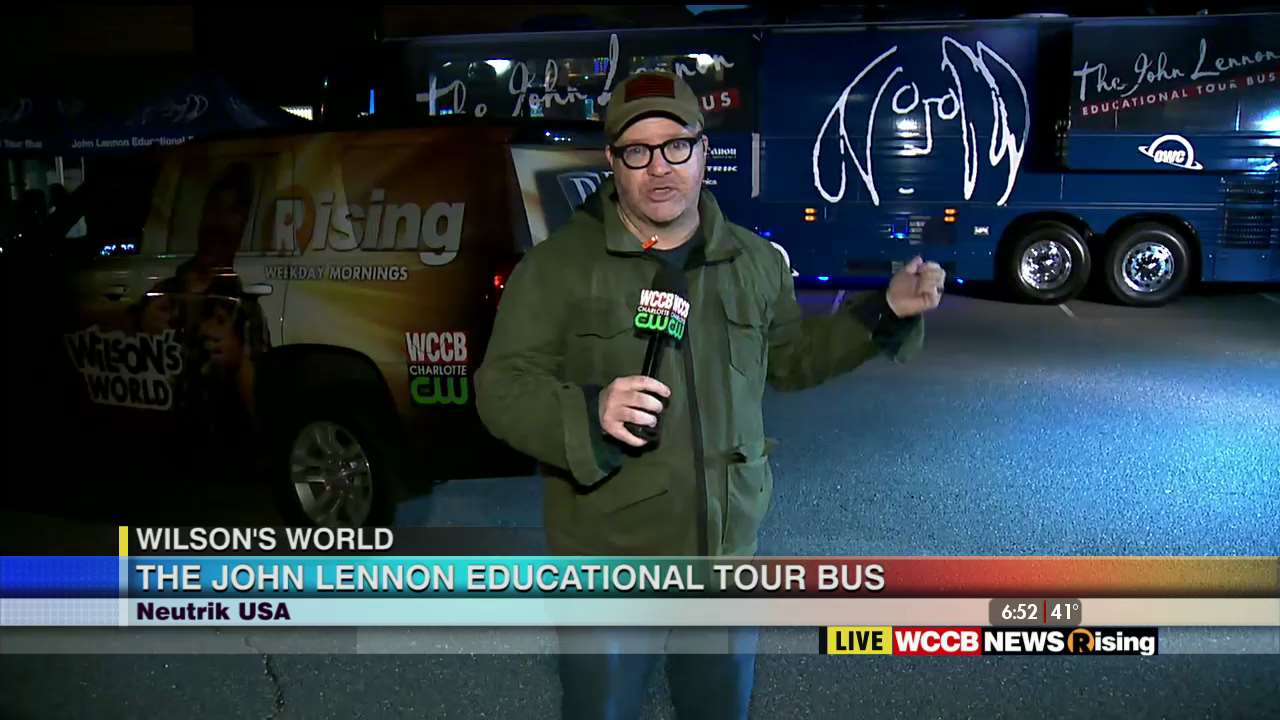 Wilson's World: Touring the John Lennon Educational Tour Bus - WCCB ...