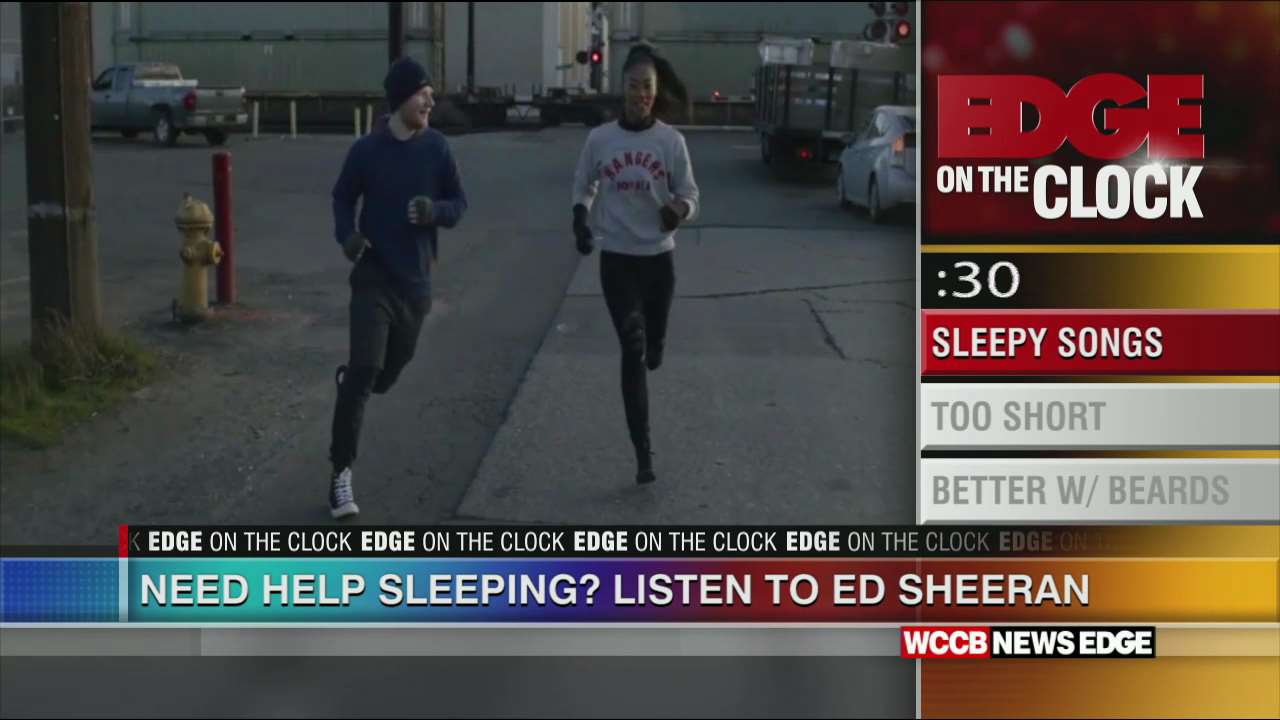 Edge On The Clock: Ed Sheeran Can Help You Sleep - WCCB Charlotte's CW