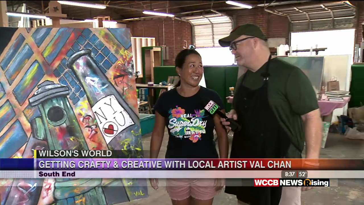 Wilson's World: Wilson Introduces Us to Artist Val Chan - WCCB ...