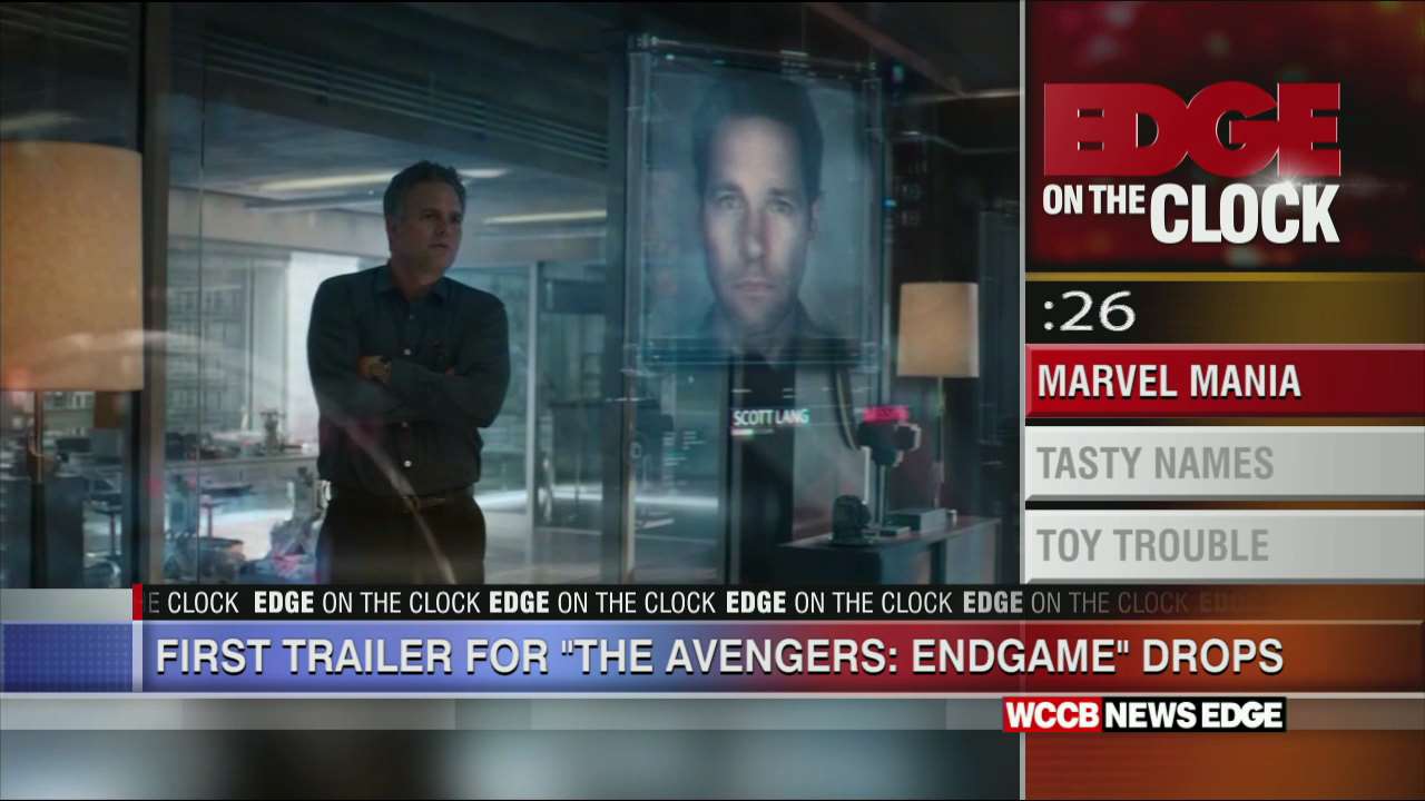 Edge On The Clock: First Avengers: Endgame Trailer Drops - WCCB ...