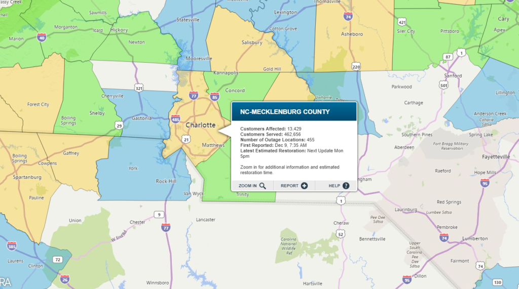 Thousands Still Without Power Across North & South Carolina Due To ...