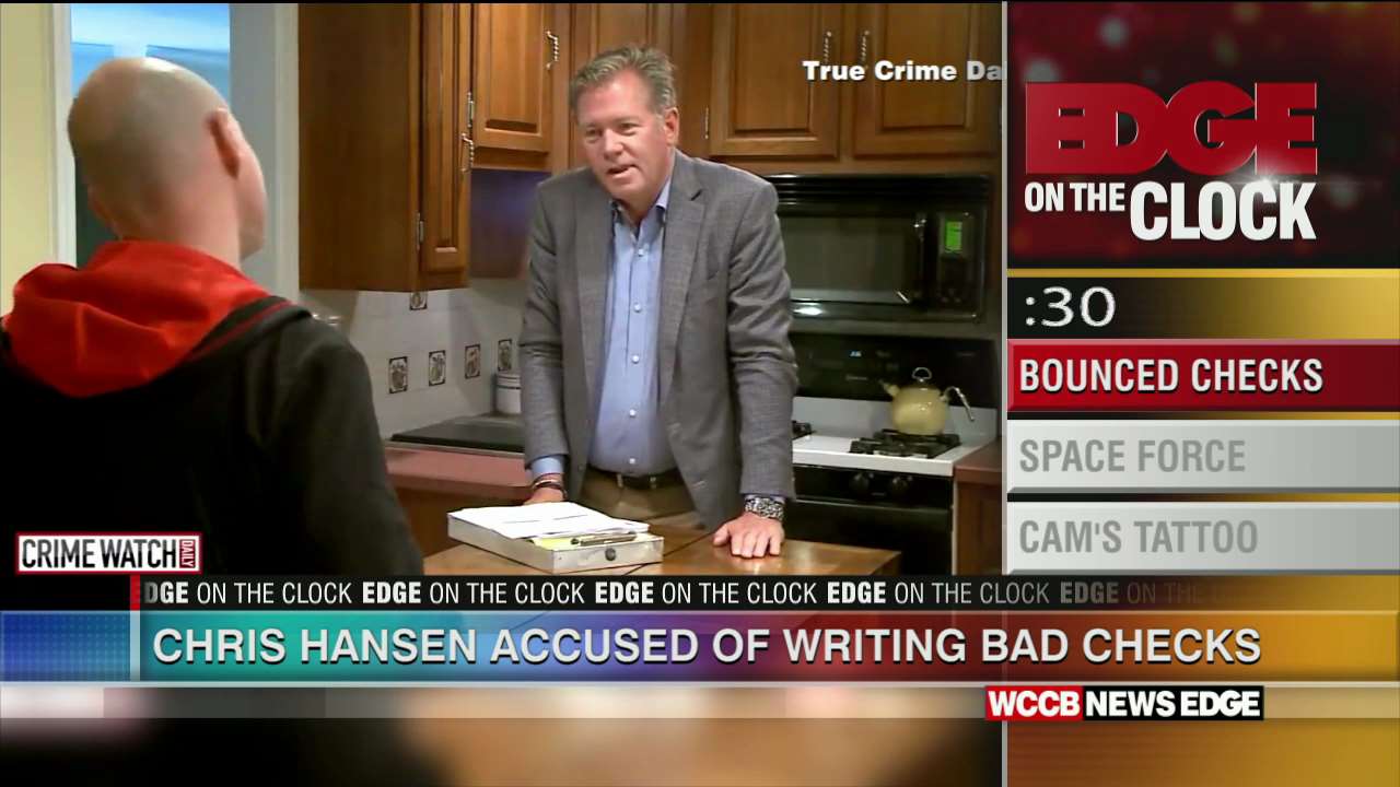Edge On The Clock: Chris Hansen Arrested For Writing Bad Checks - WCCB ...