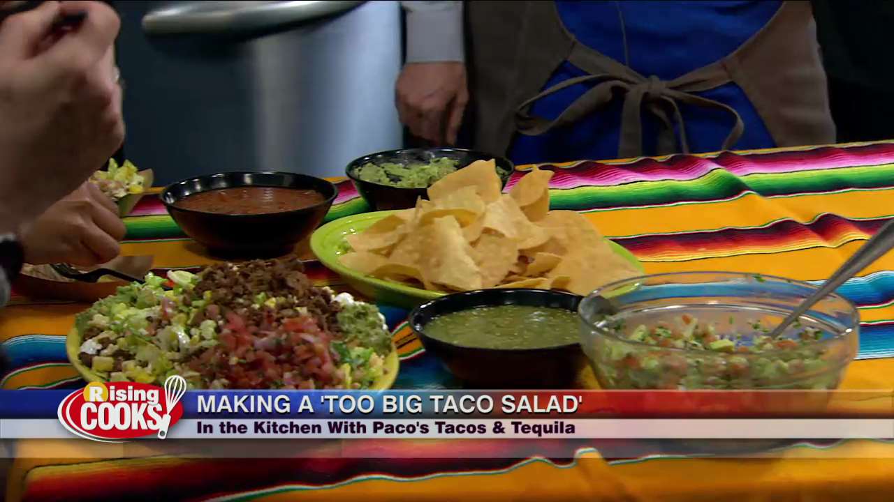 Rising Cooks! A Too Big Taco Salad from Paco's Tacos and Tequila - WCCB ...
