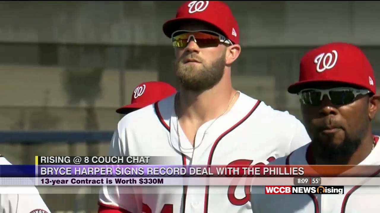 Bryce Harper Signs Record Deal With The Phillies - WCCB Charlotte's CW
