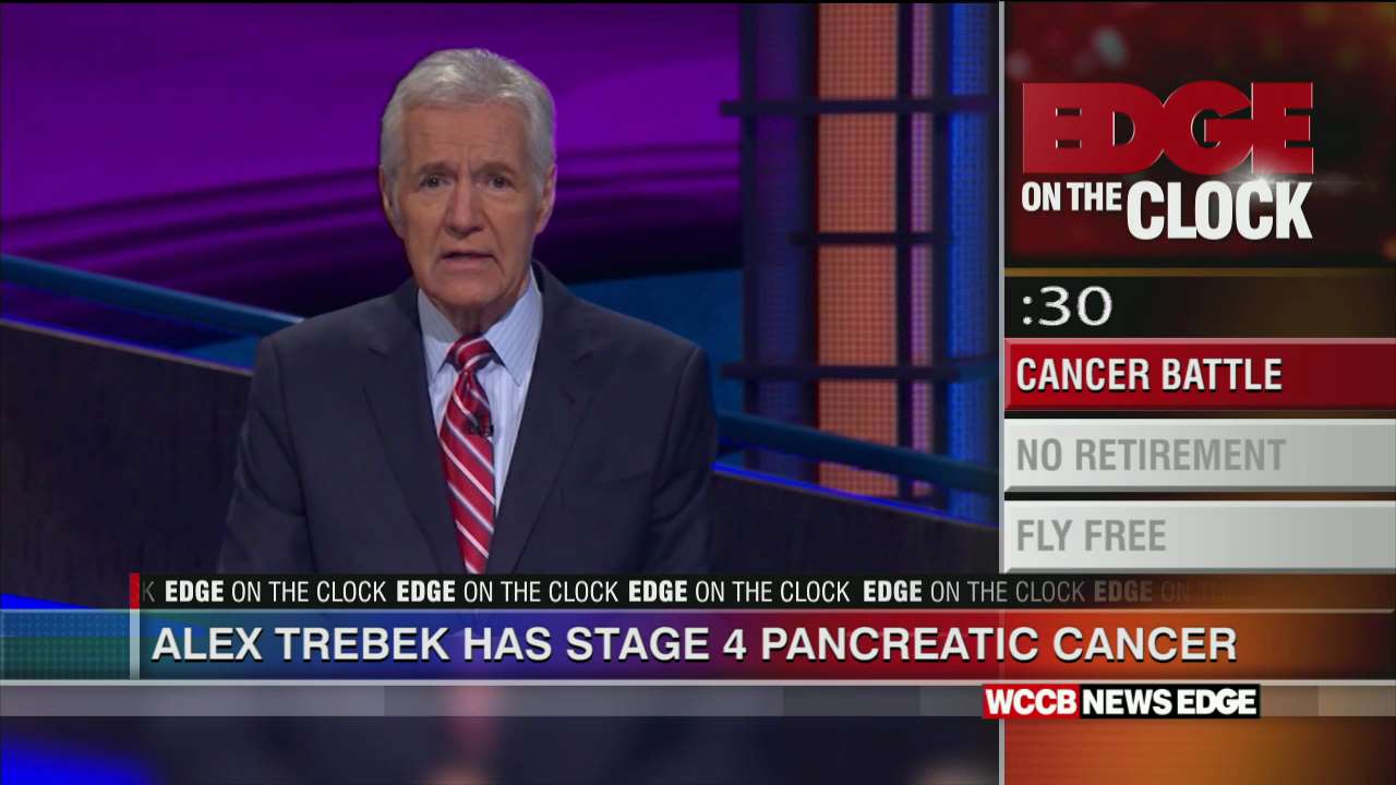 Edge On The Clock: Alex Trebek Has Stage 4 Pancreatic Cancer - WCCB ...
