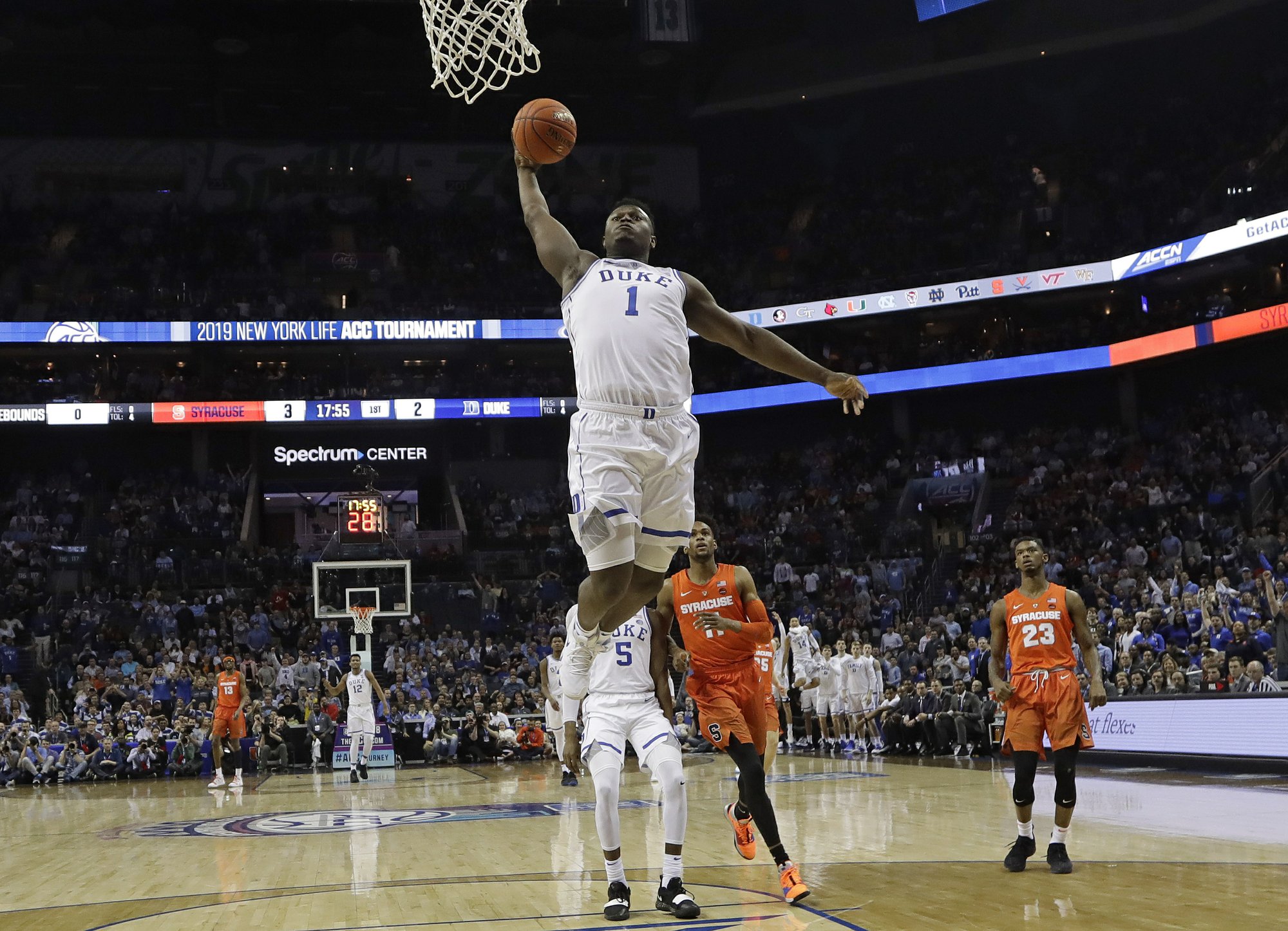 Duke Freshman Star Zion Williamson Returns With New Nikes - WCCB ...
