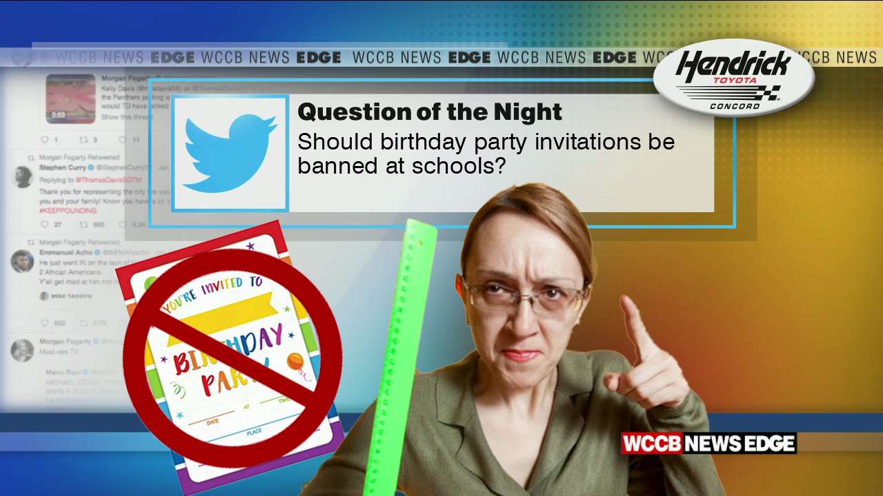 Should Birthday Party Invitations Be Banned At Schools? - WCCB Charlotte