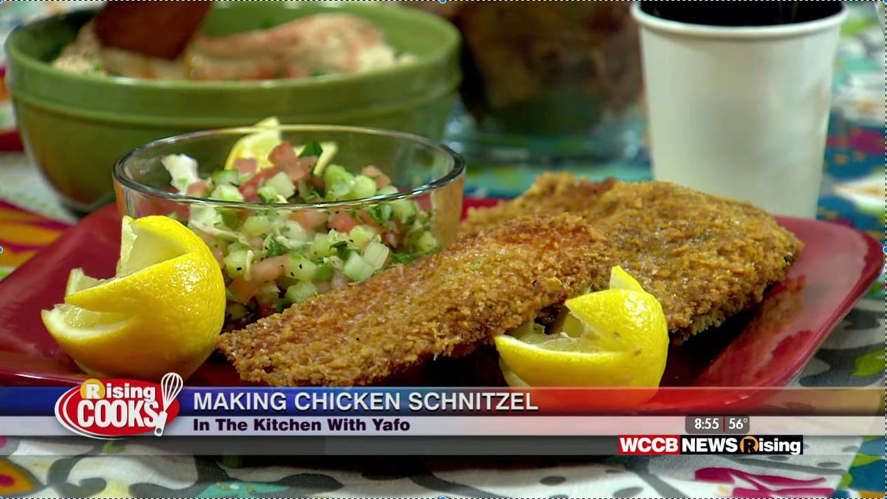 Rising Cooks! Yafo Kitchen Prepares Chicken Schnitzel with a Yafo Flair ...