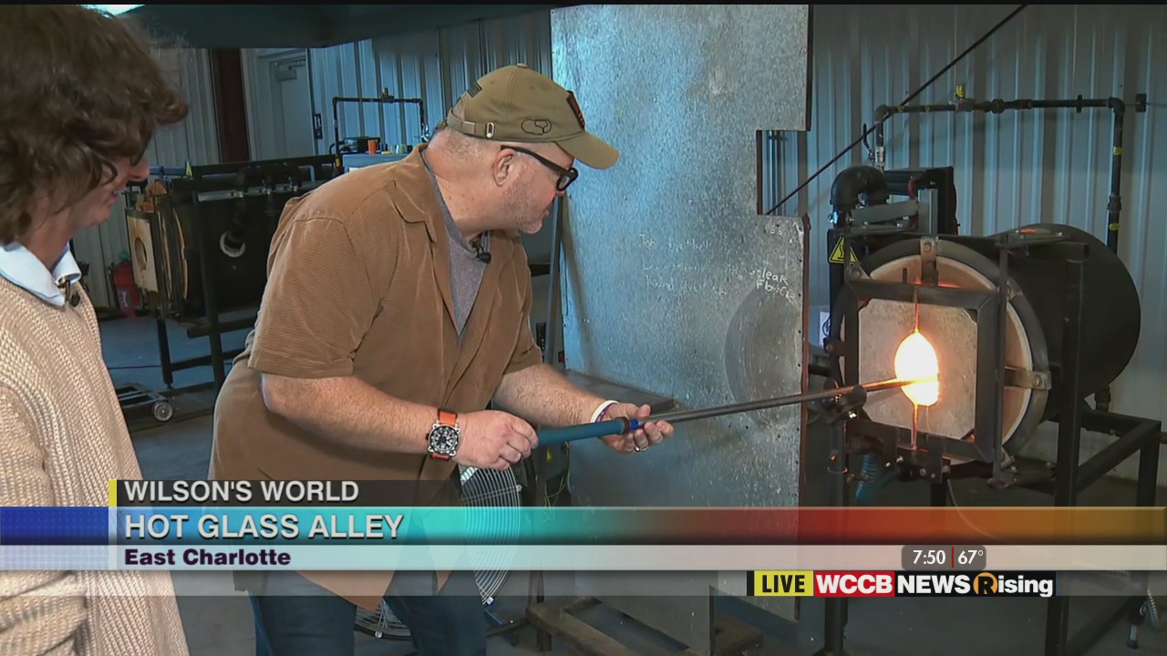 Wilson's World: Wilson Gets Creative at Hot Glass Alley - WCCB ...