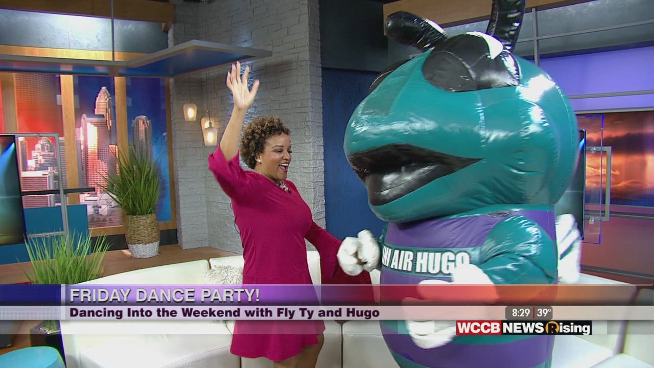 Friday Dance Party With Fly Ty And Hugo From The Charlotte Hornets ...