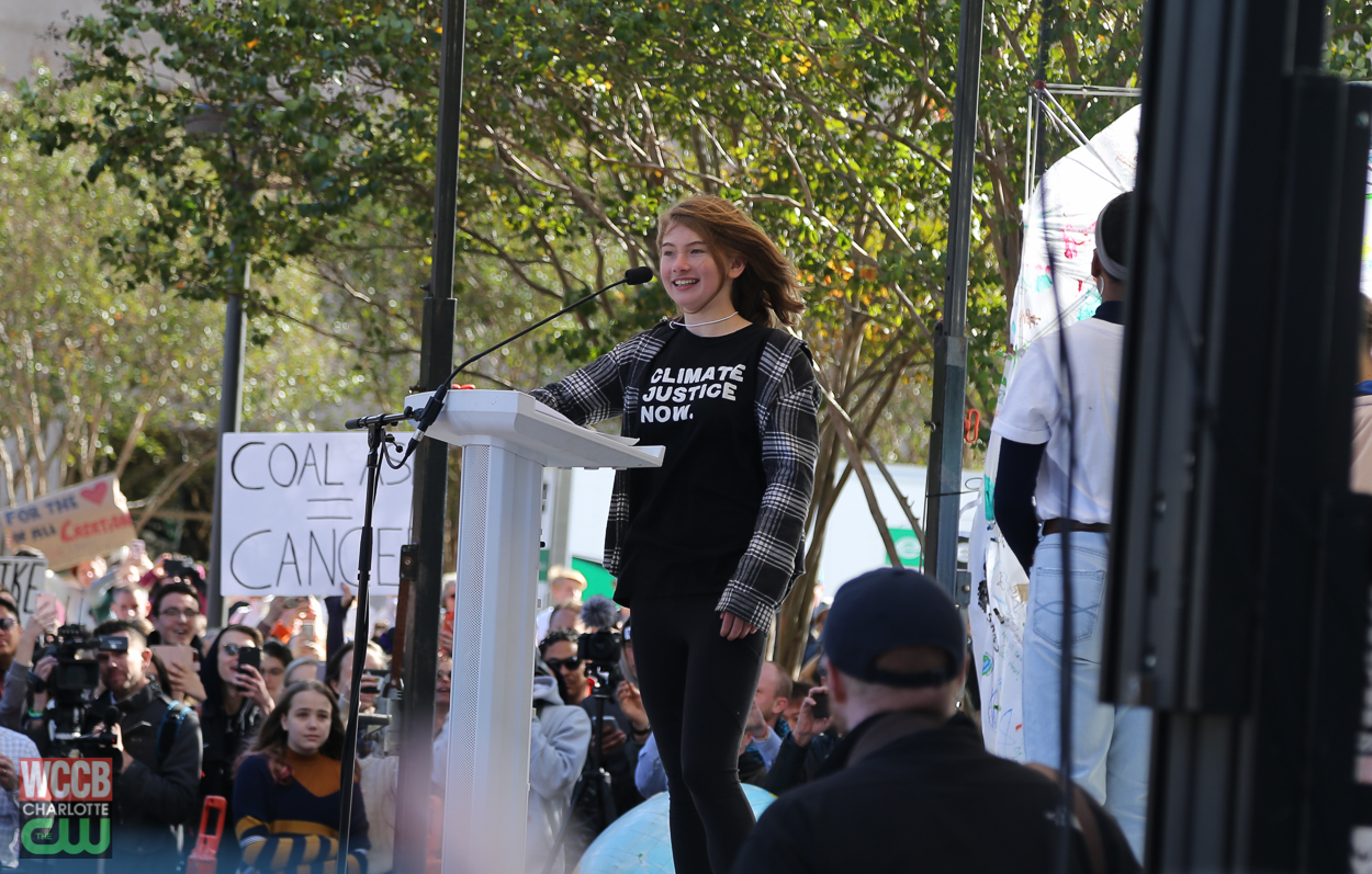 Greta Thunberg Climate Rally 44 - WCCB Charlotte