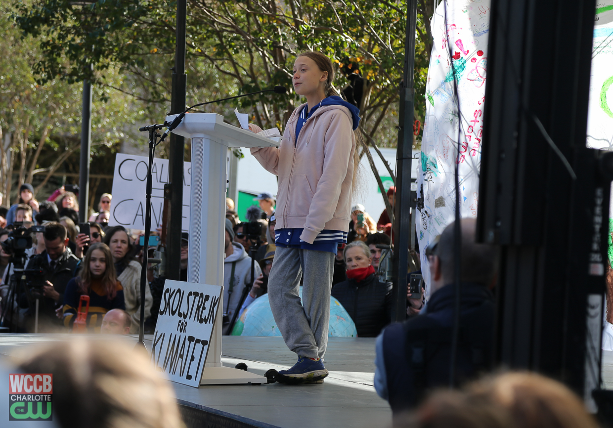 Greta Thunberg Climate Rally 51 - WCCB Charlotte