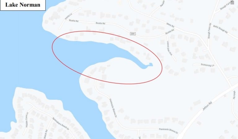Map Of Lake Norman Cove - WCCB Charlotte's CW