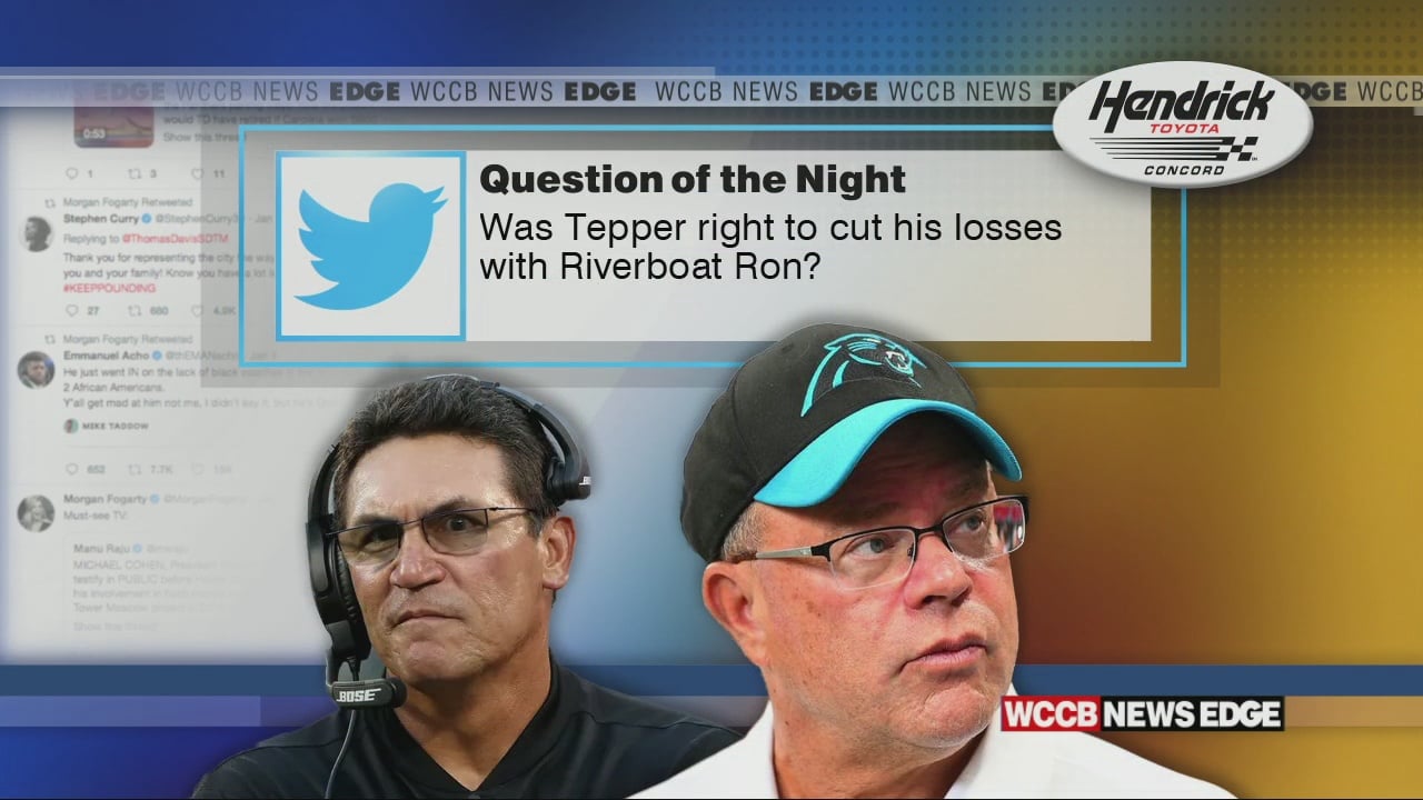Was Tepper Right To Cut Losses With Riverboat Ron? - WCCB Charlotte's CW