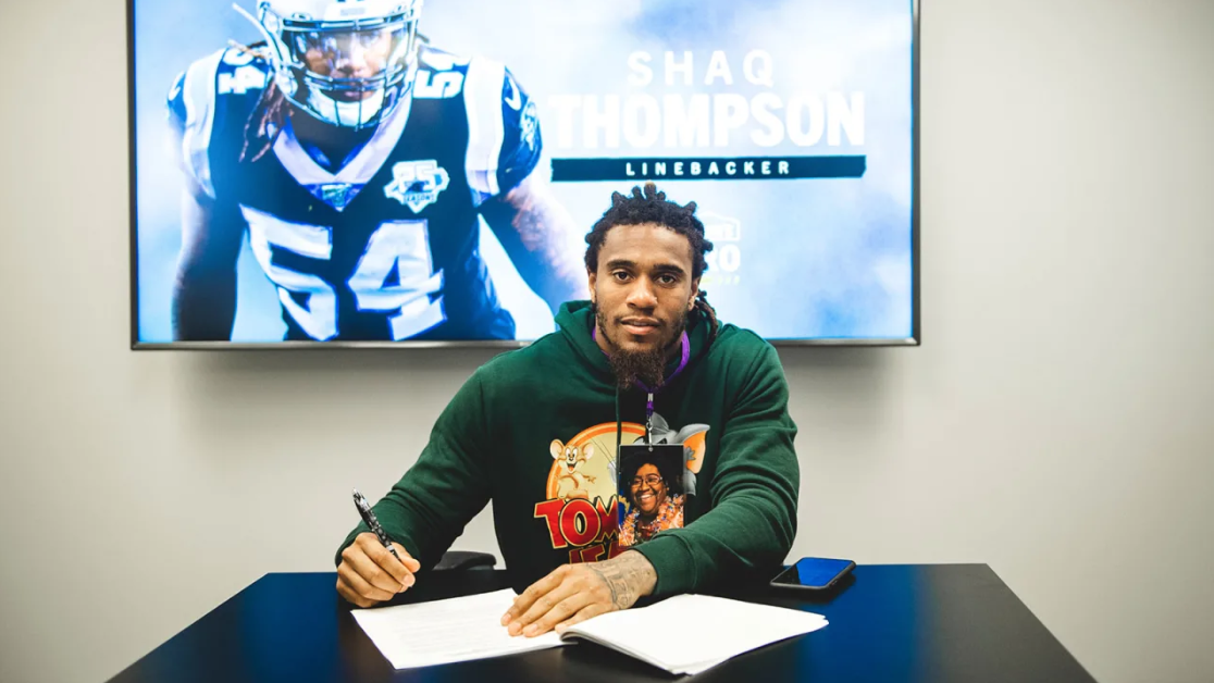 Panthers Linebacker Shaq Thompson Signs New 4 Year Deal - WCCB ...