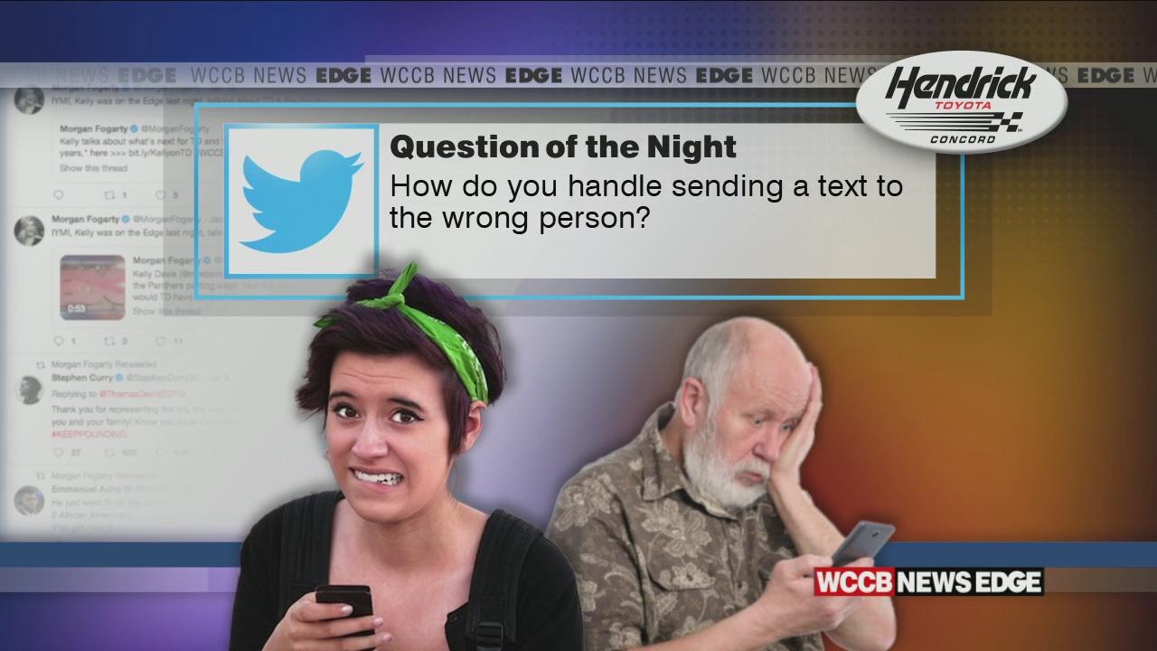 How Do You Handle Sending A Text To The Wrong Person? - WCCB Charlotte