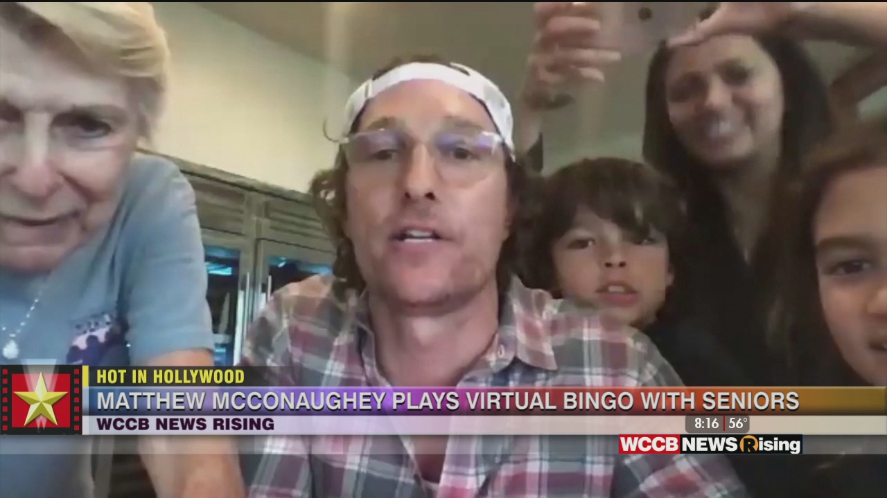 Hot in Hollywood:Matthew McConaughey Plays Bingo with Senior and "The ...