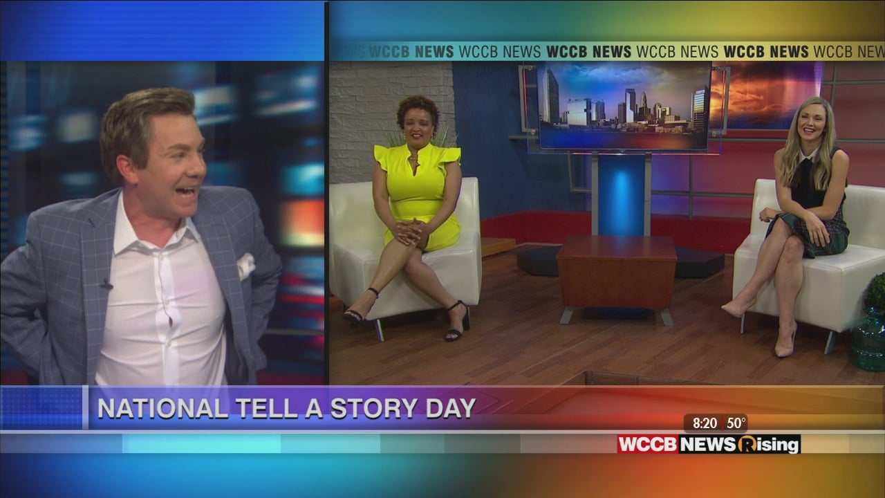 Derek "Lifts" Our Spirits For National Tell a Story Day - WCCB Charlotte