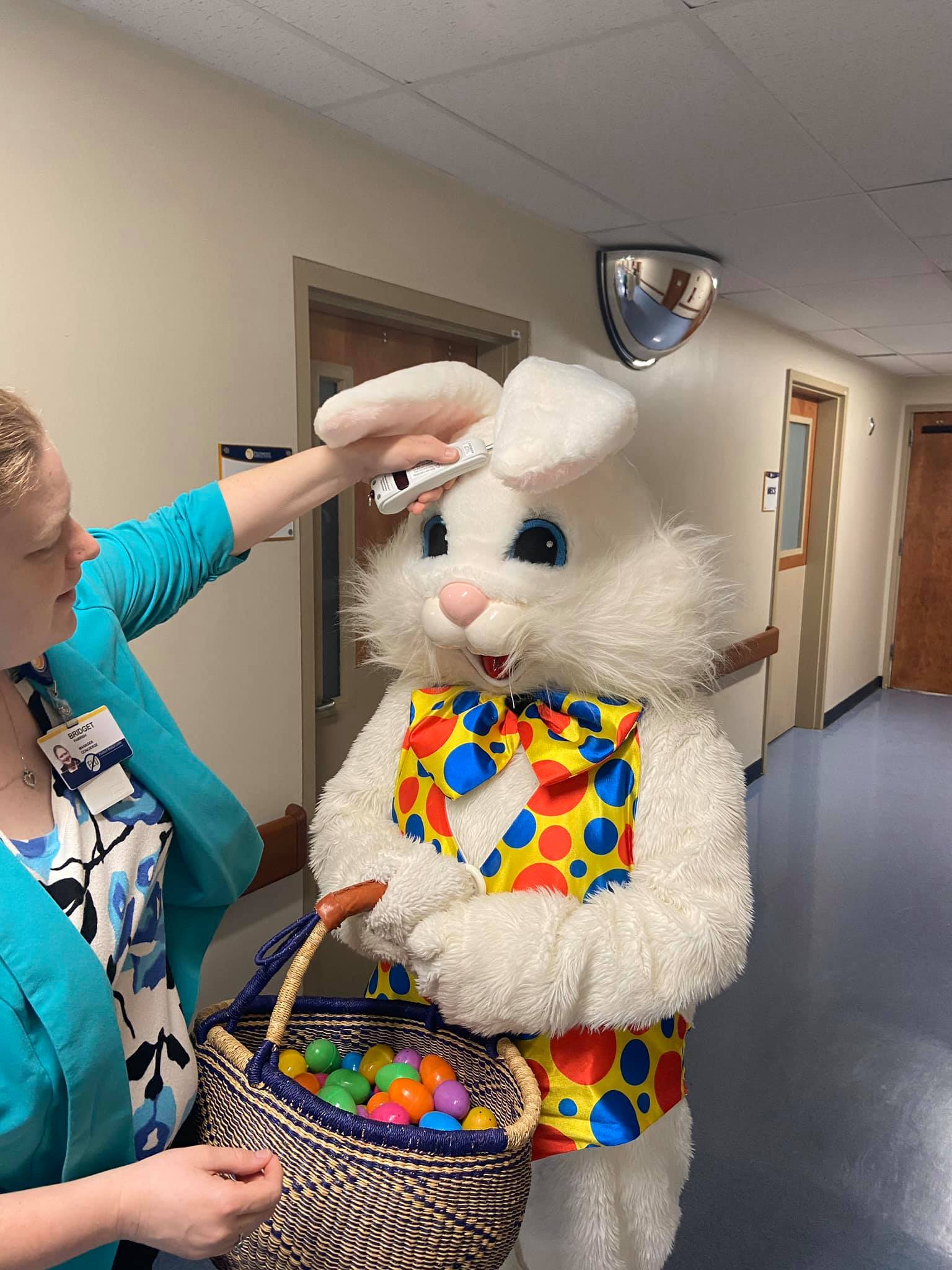 PHOTOS: Easter Bunny Visits Piedmont Medical Center - WCCB Charlotte's CW