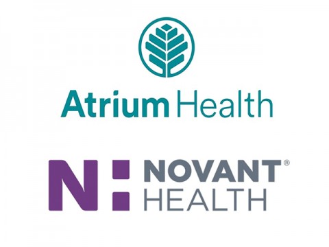 Atrium Health Novant Health Combined Logo - WCCB Charlotte's CW
