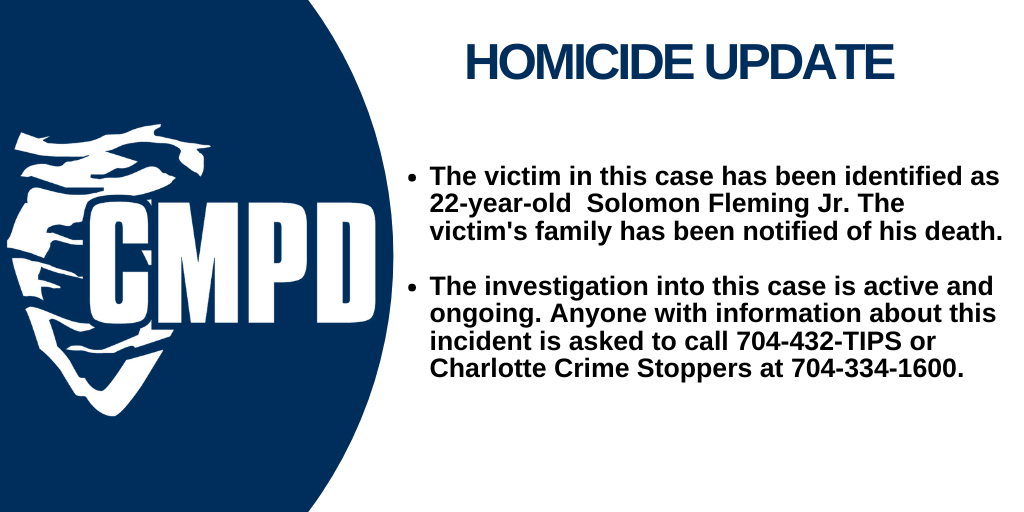 CMPD: 21-Year-Old Man Charged With Murder For Fatal Southwest Charlotte ...