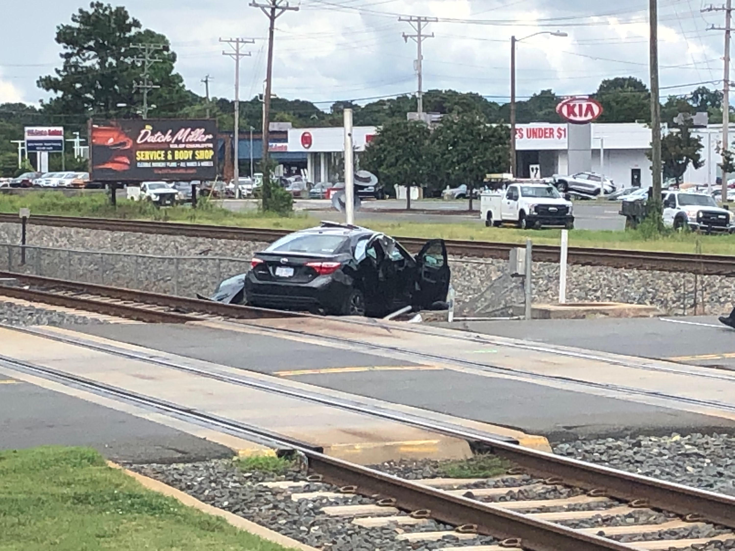 CMPD: Driver Cited After Vehicle Fails To Stop At Railroad Crossing And ...
