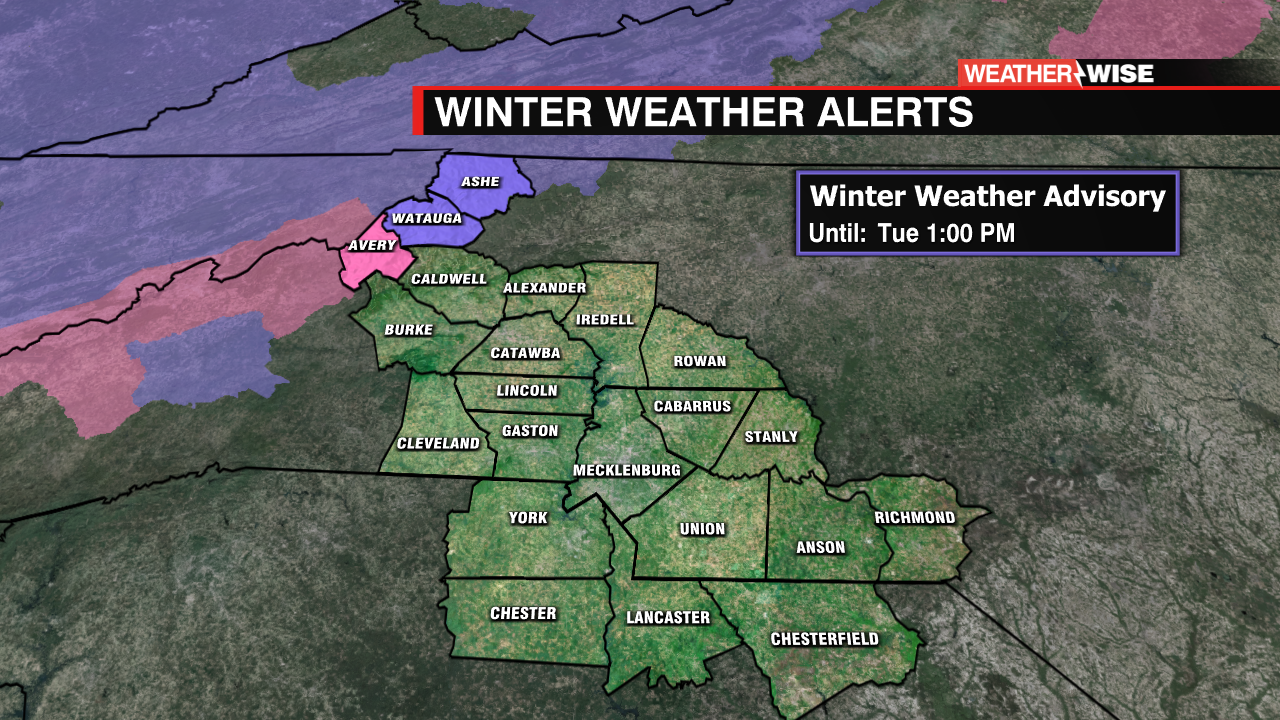 Another Round of Wintry Mix/Snow & Rain to Kick off your Week - WCCB ...