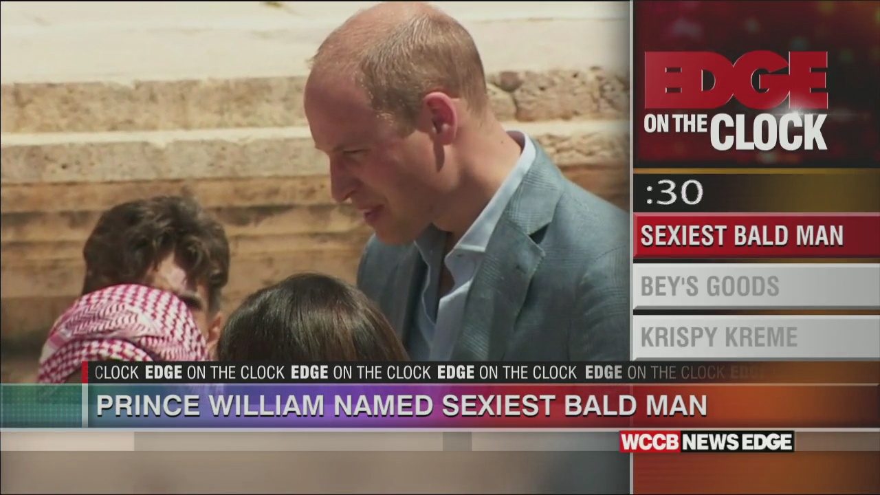 Edge On The Clock: Prince William Named World's Sexiest Bald Man - WCCB ...