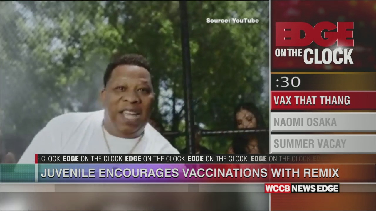Edge On The Clock: Rapper Juvenile Encourages Vaccinations - WCCB ...