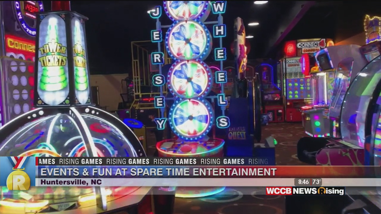 Rising Games: Events & Fun at Spare Time Entertainment - WCCB Charlotte ...