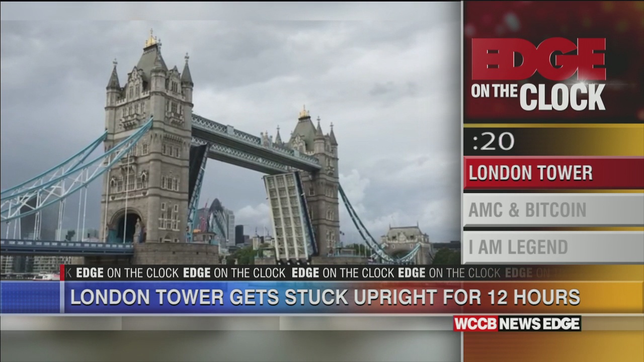 Edge On The Clock: London's Famous Tower Bridge Gets Stuck In Open ...