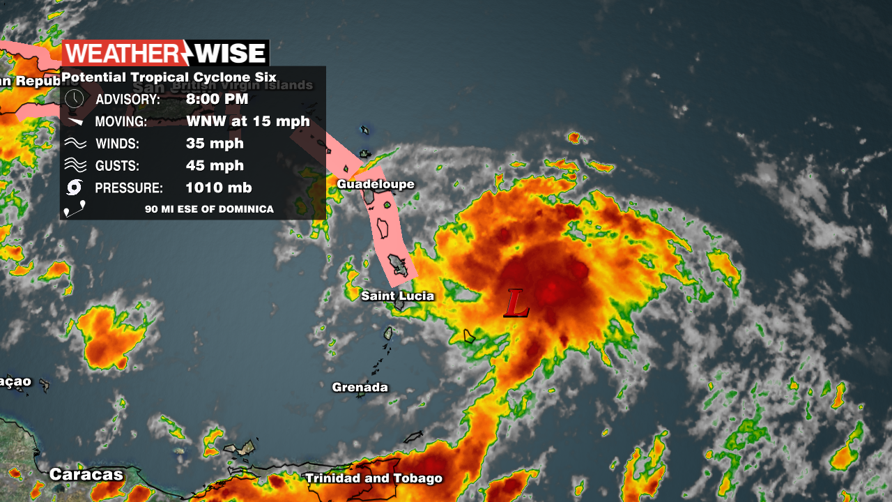 Potential Tropical Cyclone Six Develops - WCCB Charlotte