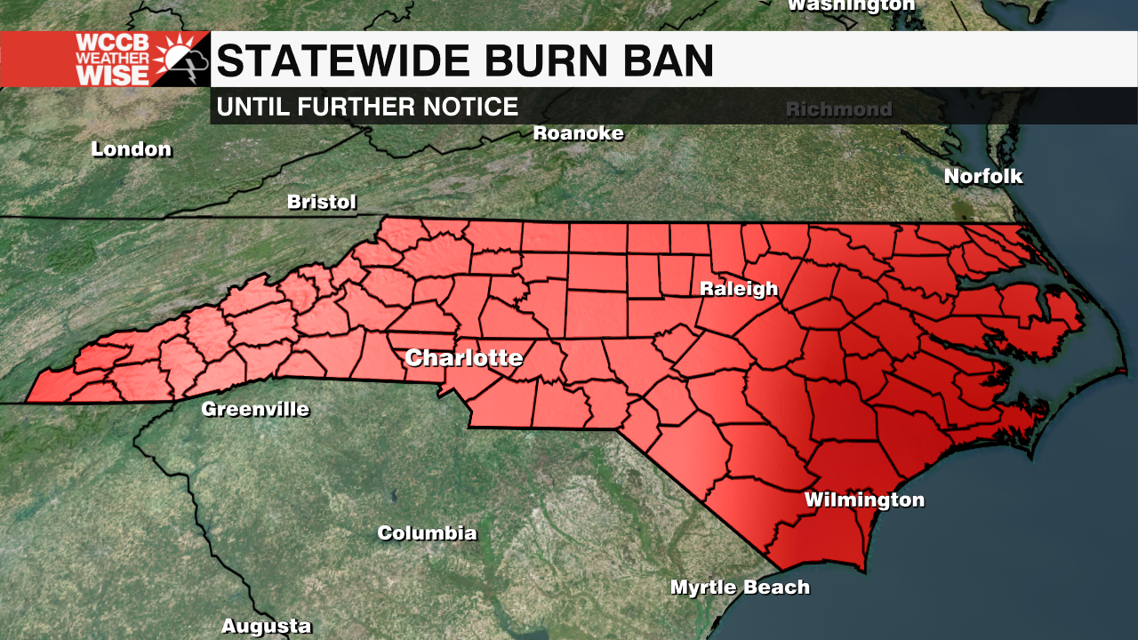 North Carolina Statewide Burn Ban - WCCB Charlotte