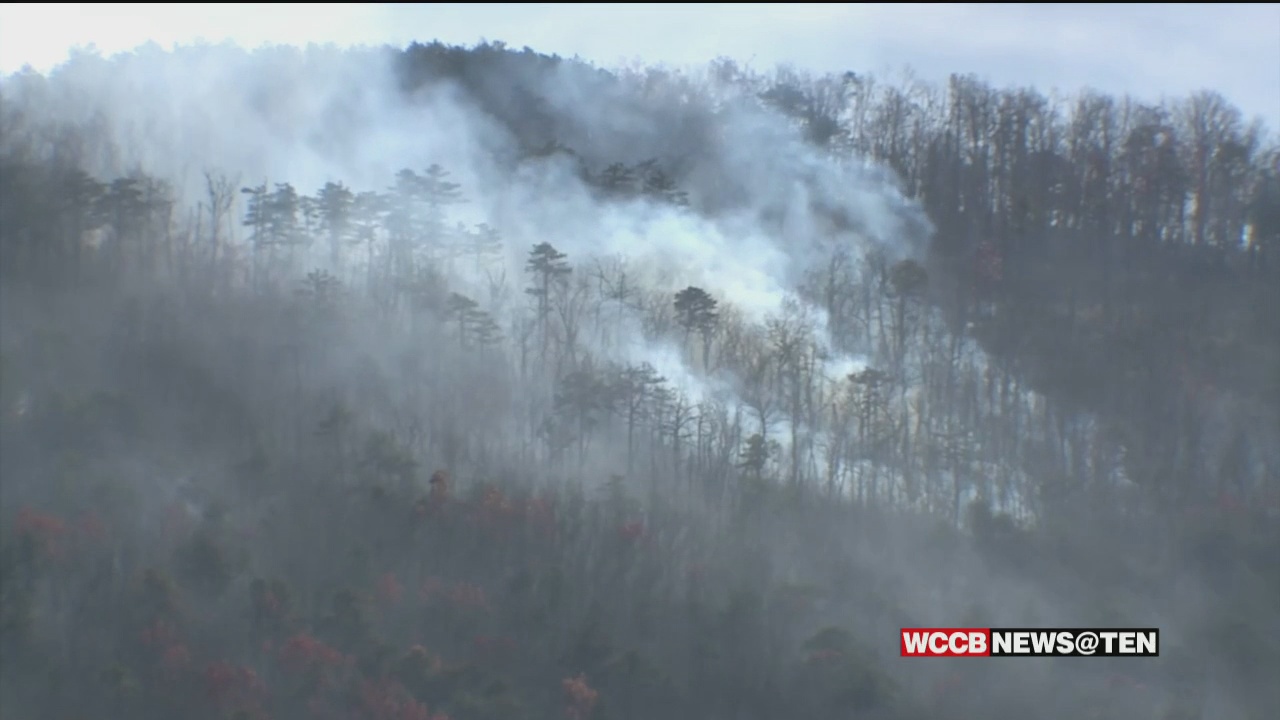 Statewide Burn Ban Issued As Pilot Mountain Fire Expected To Double In ...