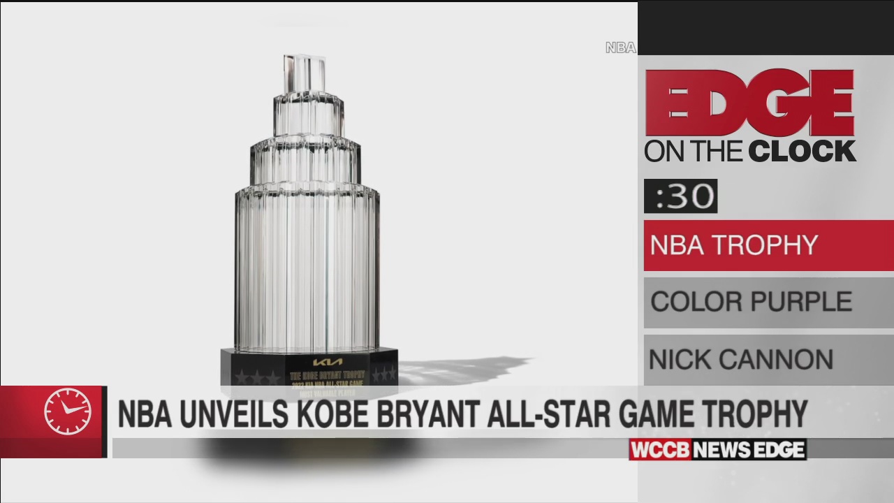 Edge On The Clock: NBA Reveals Newly Designed Kobe Bryant Trophy - WCCB ...