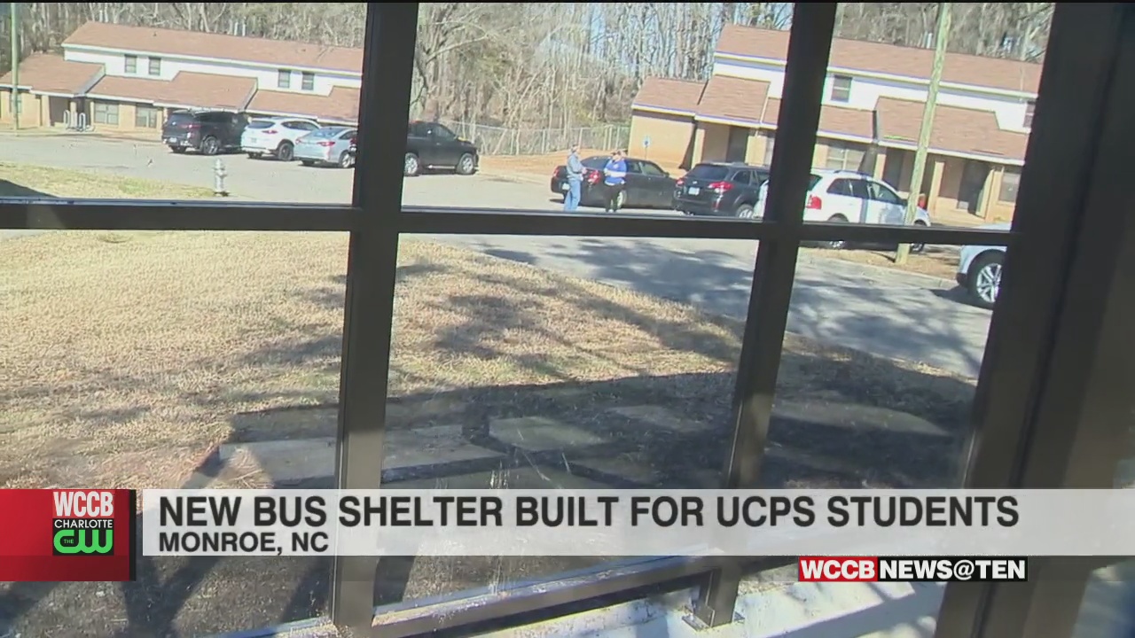 New Bus Shelter Built For Union County Public School Students - WCCB ...